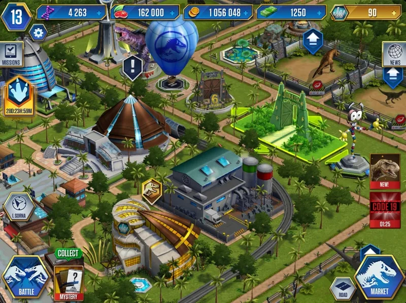 Jurassic World™: The Game ฟักไข่ ต่อสู้ และสร้างสวนสนุกธีมพาร์ก! - IGC ...