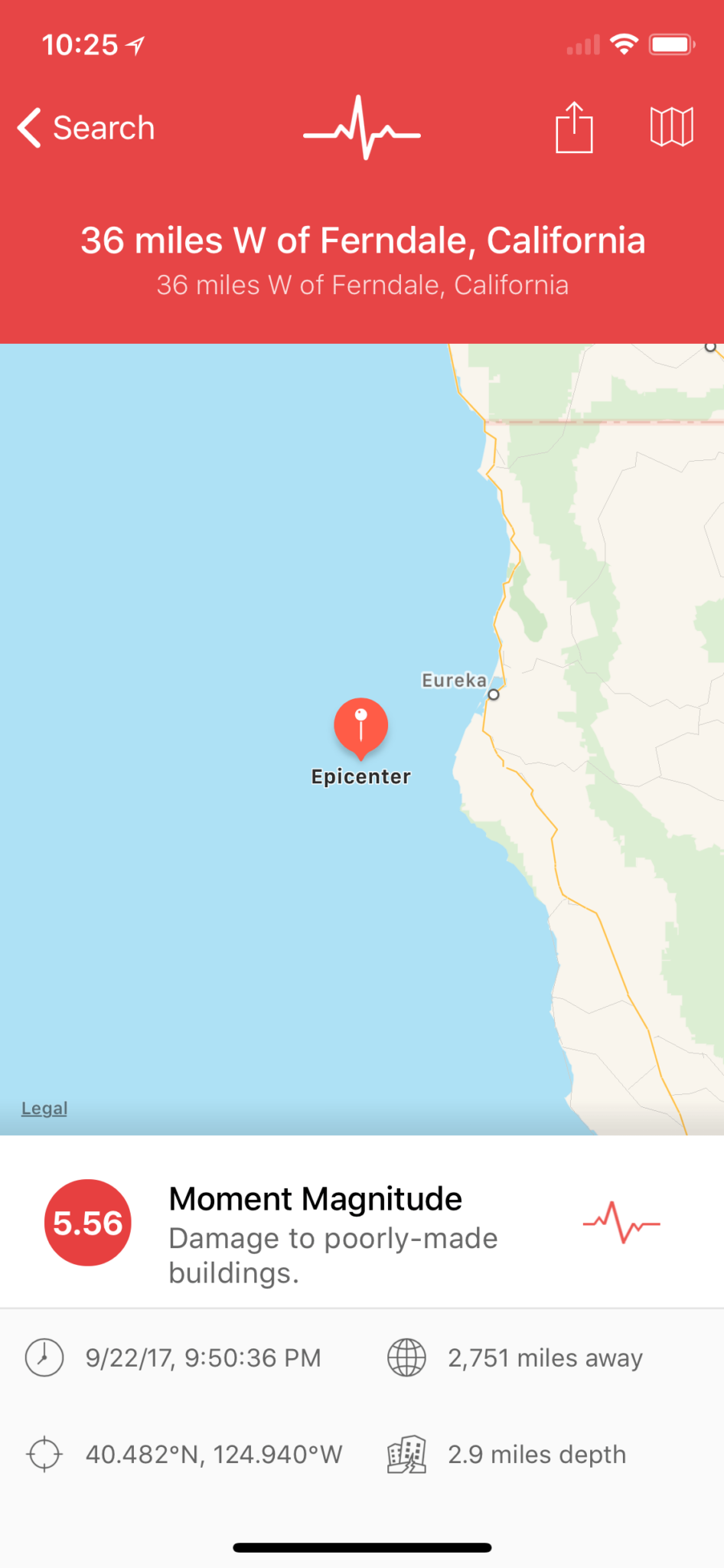 รีวิว My Earthquake Alerts: แอพติดตามแผ่นดินไหวแบบเรียลไทม์ที่ต้องมีติด ...